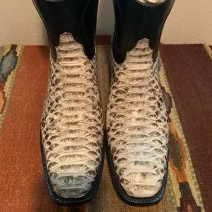 Black Jack | Shoes | Mens Black Jack Python Cowboy Boots Size 1 D ...